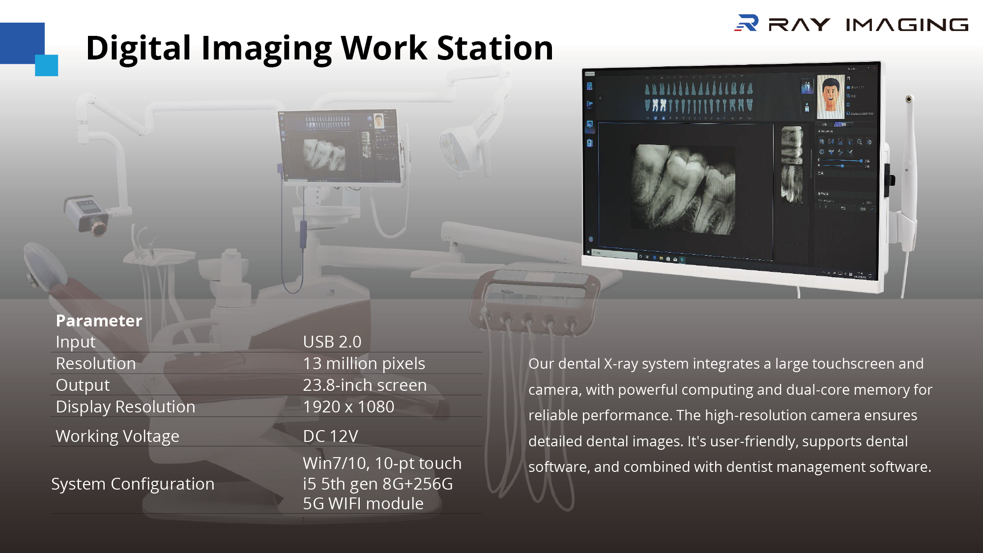 eRAY DR X-ray Imaging System - Ray Imaging